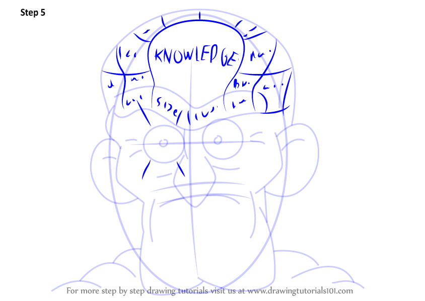 How to Draw Blind Ivan from Gravity Falls (Gravity Falls) Step by Step ...