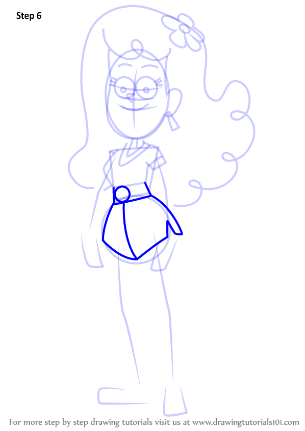 How to Draw Carla McCorkle from Gravity Falls (Gravity Falls) Step by ...