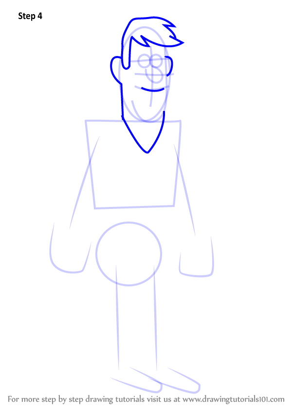 How to Draw Hank from Gravity Falls (Gravity Falls) Step by Step ...