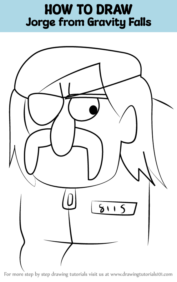 How to Draw Jorge from Gravity Falls (Gravity Falls) Step by Step ...