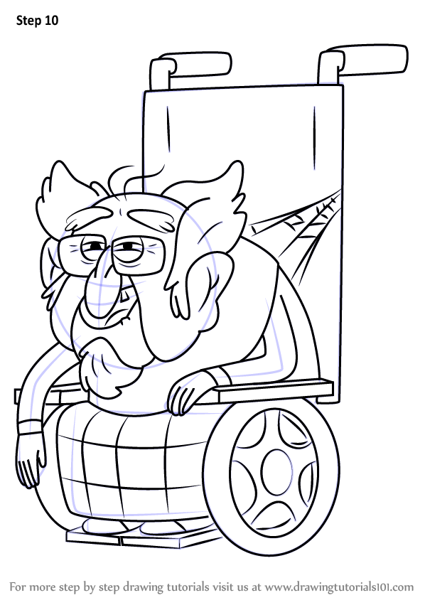 How to Draw Mayor Befufftlefumpter from Gravity Falls (Gravity Falls ...