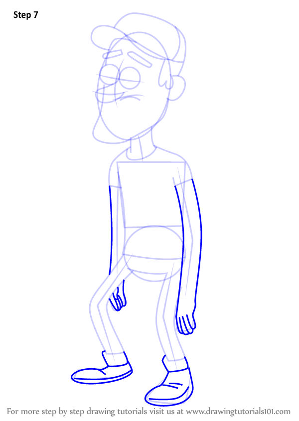 How to Draw Nate from Gravity Falls (Gravity Falls) Step by Step ...