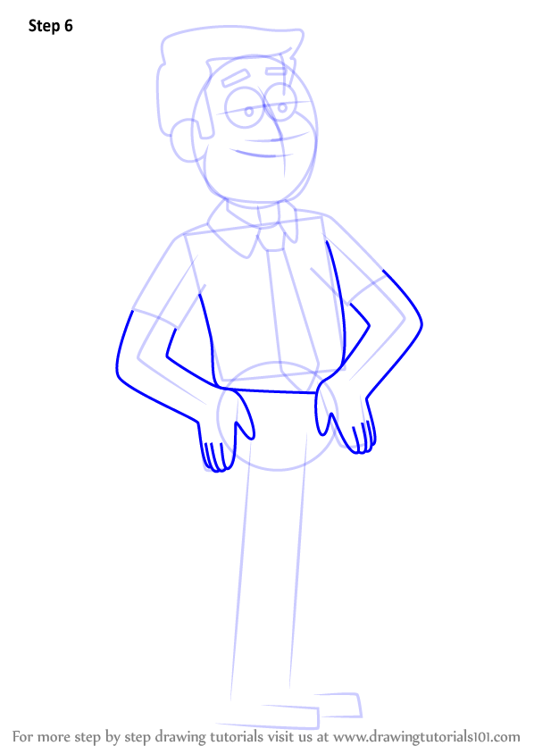 How to Draw Tad Strange from Gravity Falls (Gravity Falls) Step by Step ...