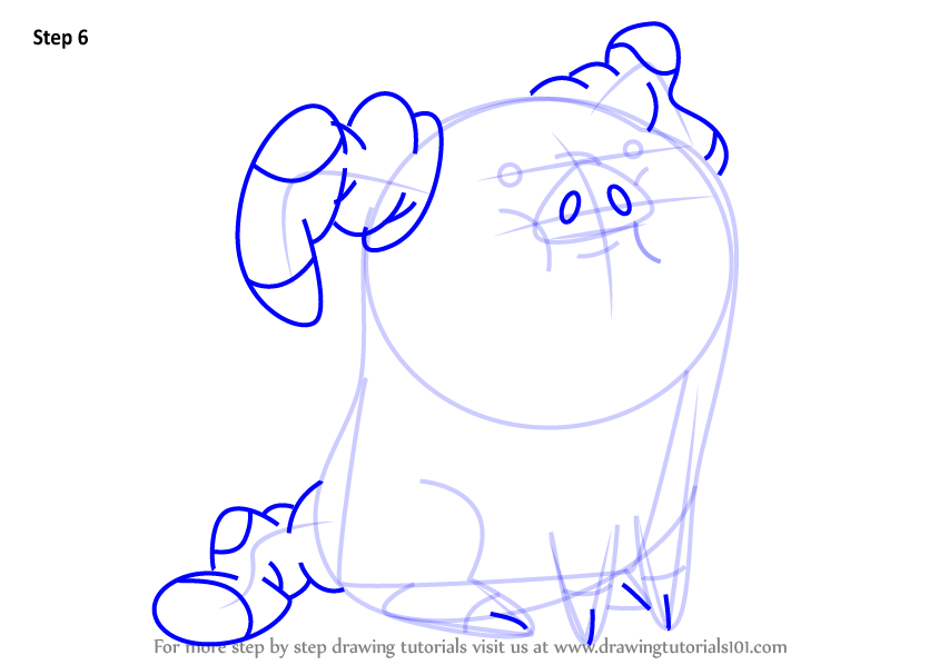 How to Draw Waddles from Gravity Falls (Gravity Falls) Step by Step ...