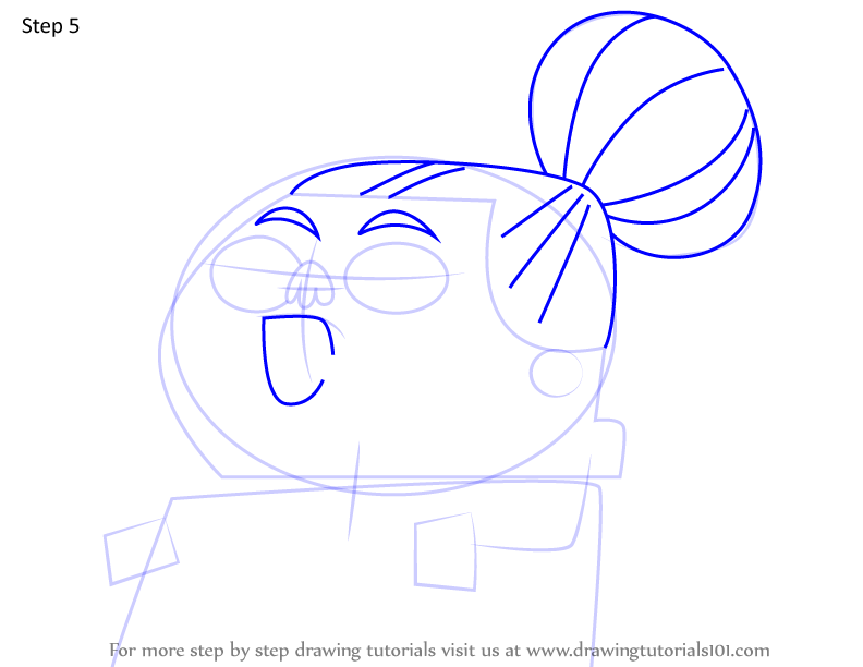 How to Draw Blanche from Grojband (Grojband) Step by Step ...