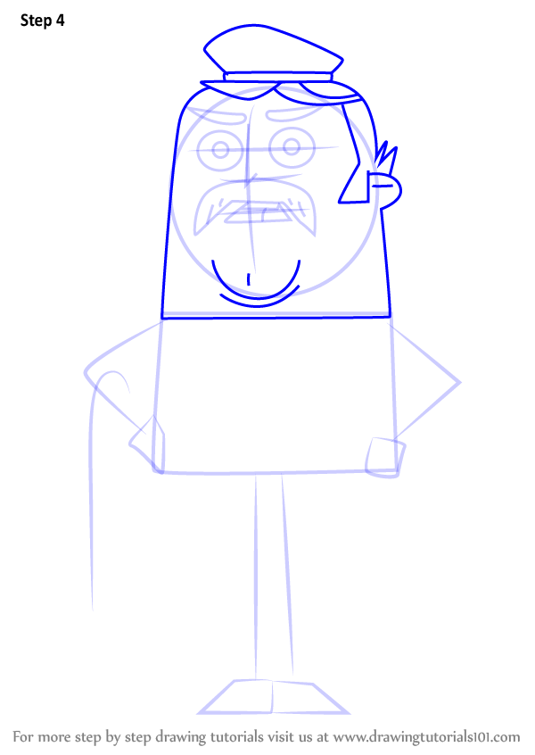 How to Draw Captain Carney from Grojband (Grojband) Step by Step ...