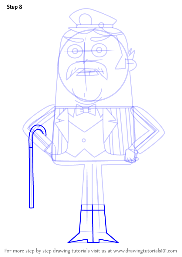 How to Draw Captain Carney from Grojband (Grojband) Step by Step ...