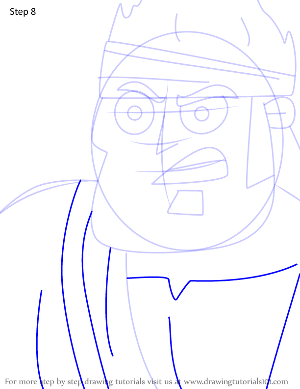 How to Draw Fire Drum God from Grojband (Grojband) Step by Step ...