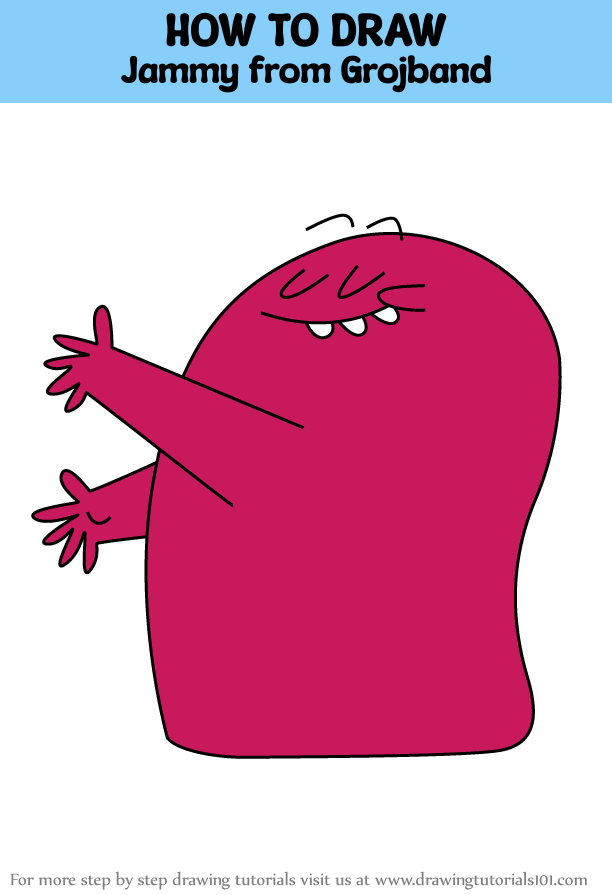 How to Draw Jammy from Grojband (Grojband) Step by Step ...