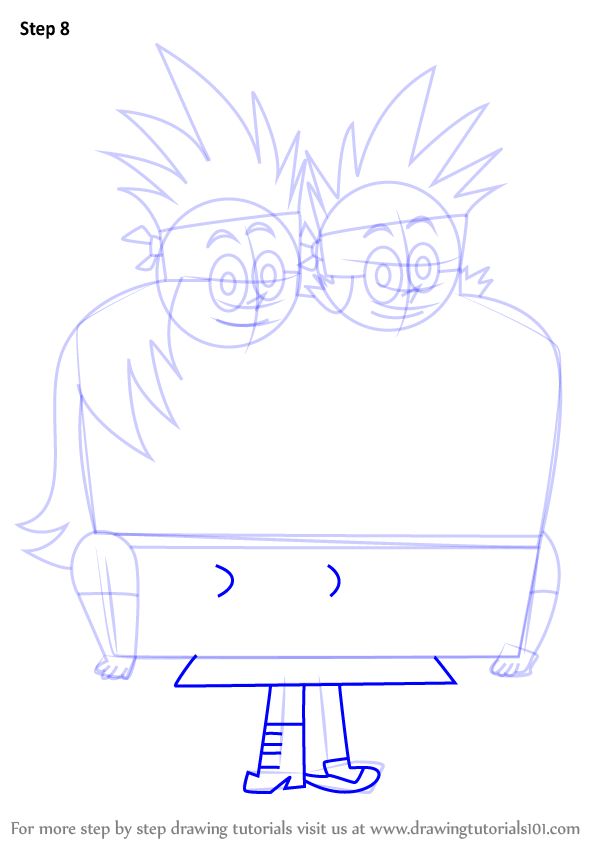How to Draw Kon Konnie from Grojband (Grojband) Step by Step ...