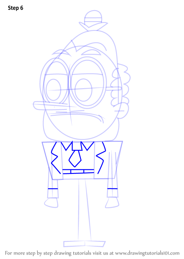 How to Draw Mayor Mellow from Grojband (Grojband) Step by Step ...