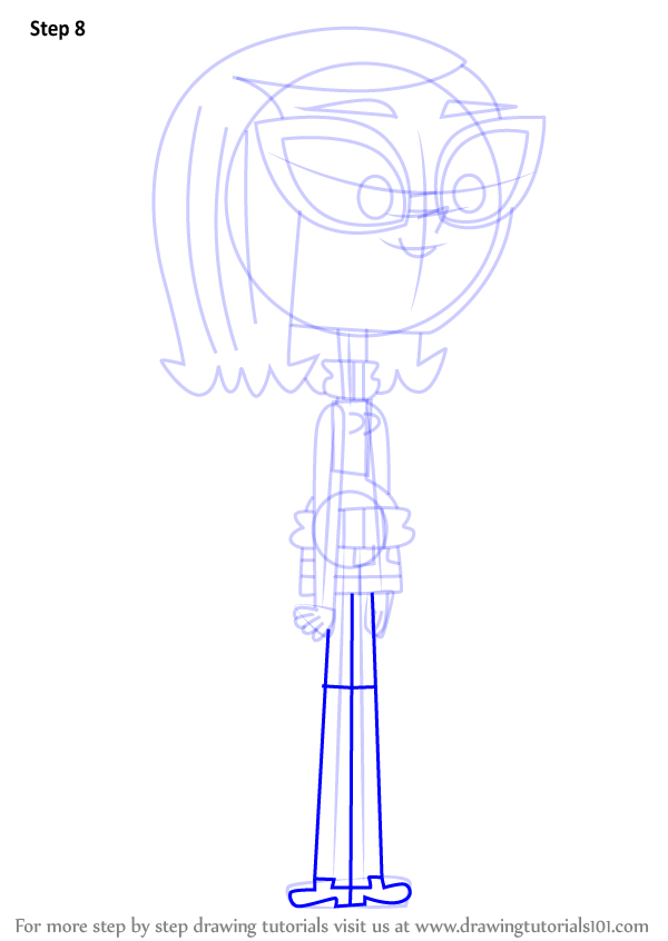 How to Draw Mina Beff from Grojband (Grojband) Step by Step ...