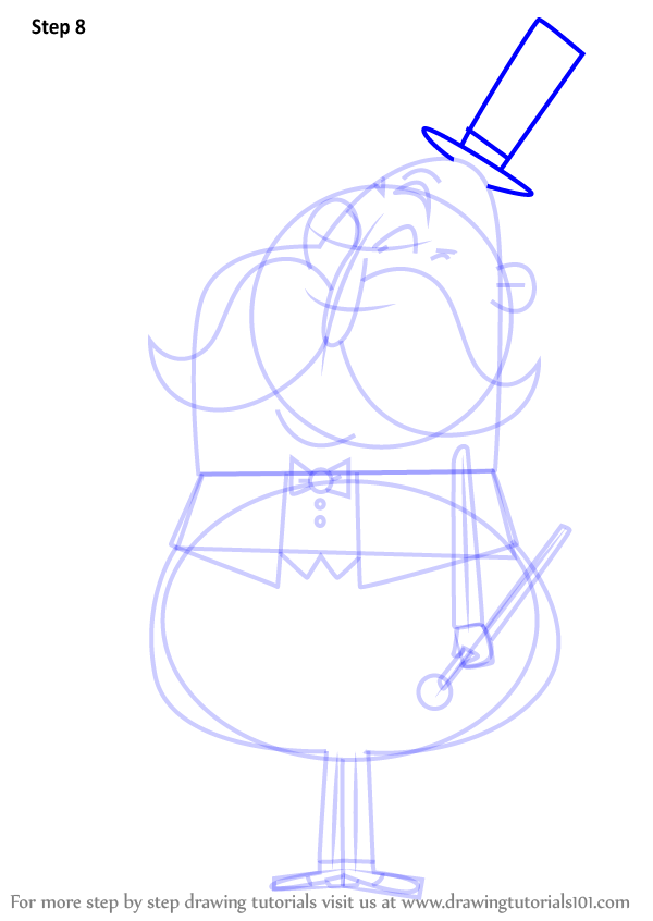 How to Draw Mr. Peapenny from Grojband (Grojband) Step by Step ...