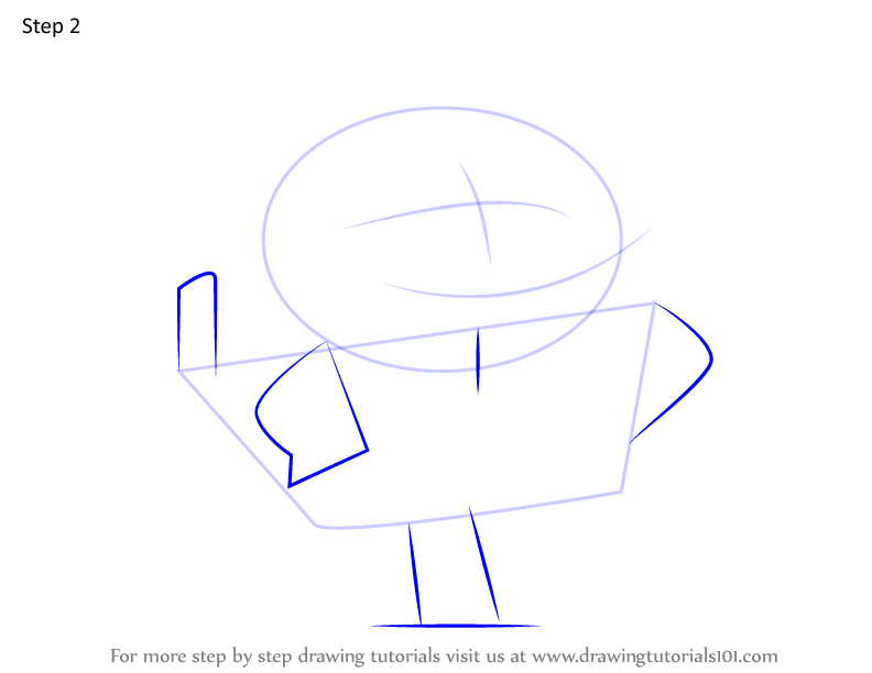 How to Draw Red Breast from Grojband (Grojband) Step by Step ...