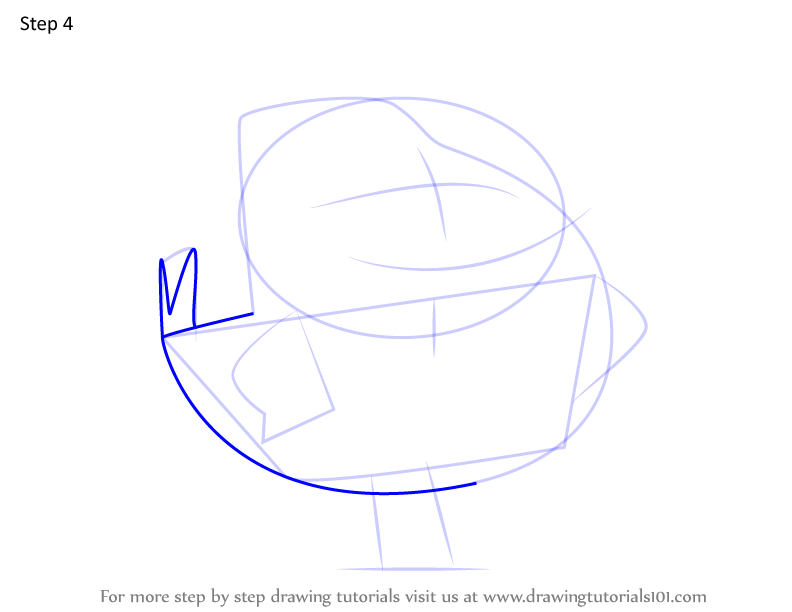 How to Draw Red Breast from Grojband (Grojband) Step by Step ...