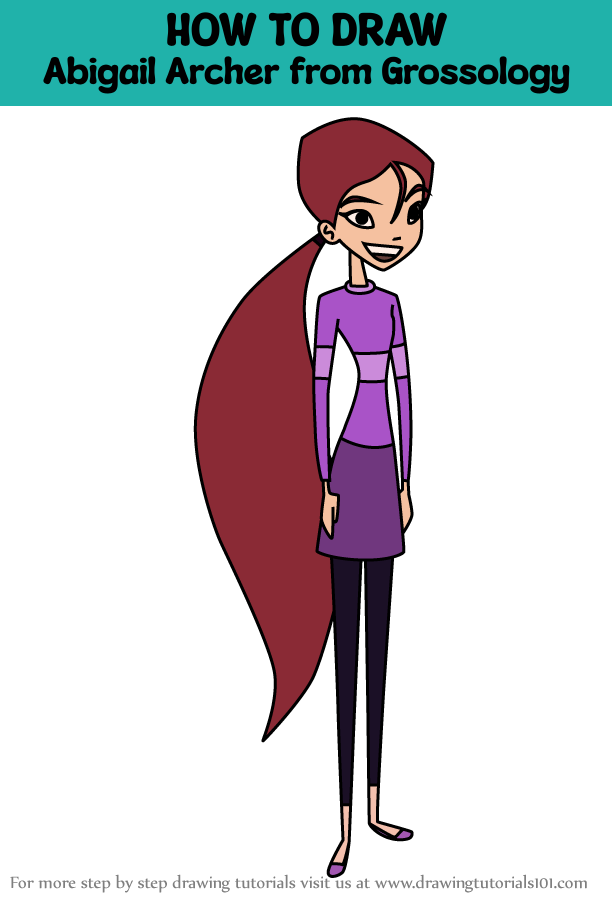 How to Draw Abigail Archer from Grossology (Grossology) Step by Step ...