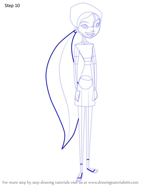 How to Draw Abigail Archer from Grossology (Grossology) Step by Step ...