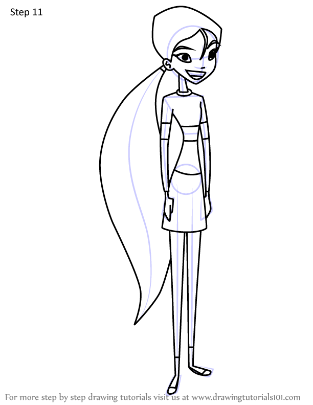 How to Draw Abigail Archer from Grossology (Grossology) Step by Step ...