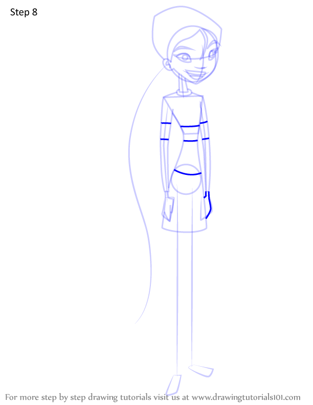 How to Draw Abigail Archer from Grossology (Grossology) Step by Step ...