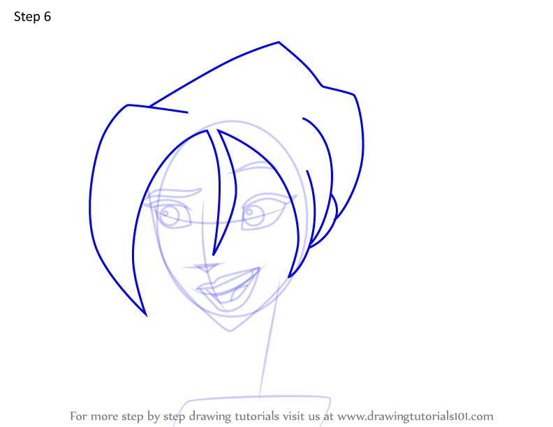 How to Draw Petunia Archer from Grossology (Grossology) Step by Step ...