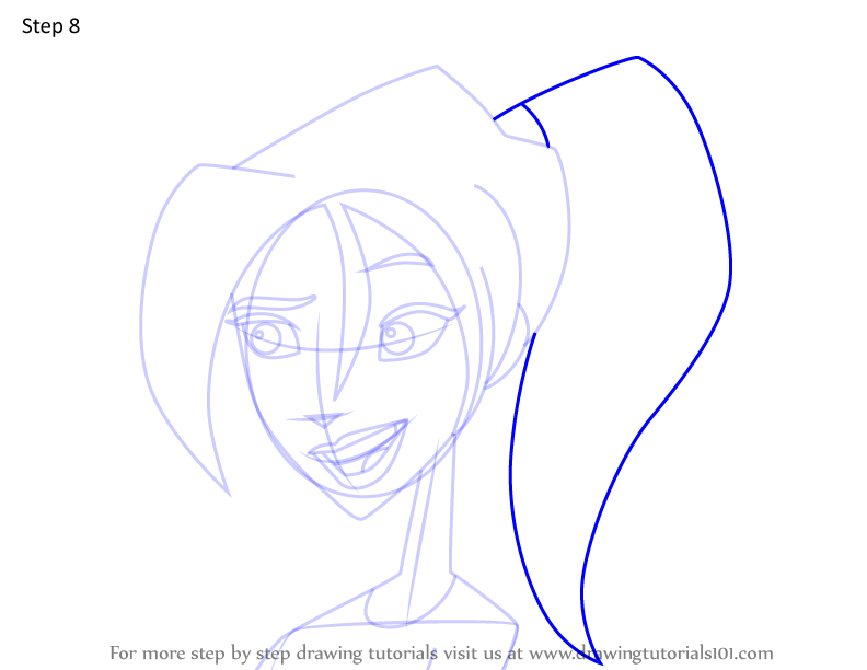 How to Draw Petunia Archer from Grossology (Grossology) Step by Step ...