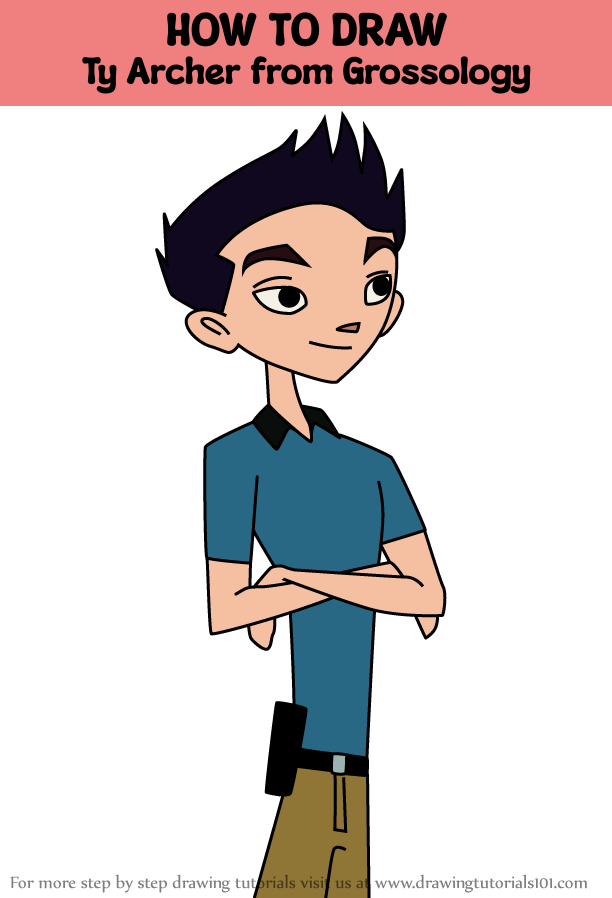 How to Draw Ty Archer from Grossology (Grossology) Step by Step ...