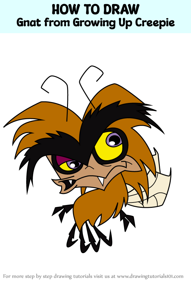 How to Draw Gnat from Growing Up Creepie (Growing Up Creepie) Step by ...