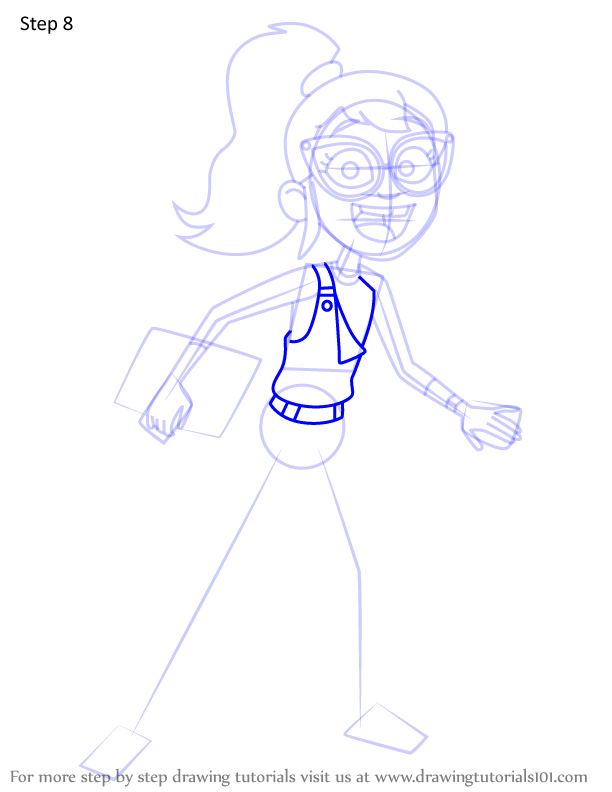 How to Draw Hailey Banks from Hailey's On It! (Hailey's On It!) Step by ...