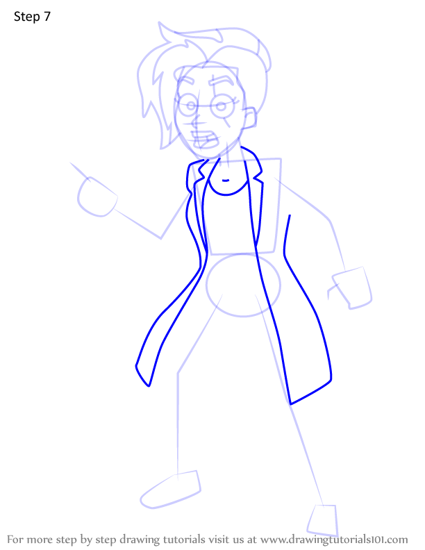 How to Draw The Professor from Hailey's On It! (Hailey's On It!) Step ...