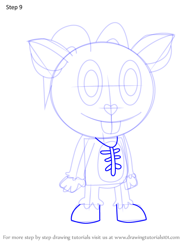 How to Draw Acacia from Happy Tree Friends (Happy Tree Friends) Step by ...