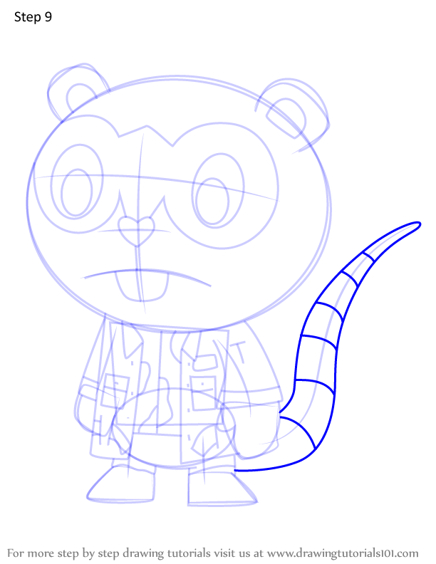 How to Draw Aiden from Happy Tree Friends (Happy Tree Friends) Step by ...