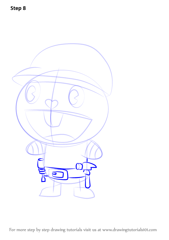 How to Draw Handy from Happy Tree Friends (Happy Tree Friends) Step by ...