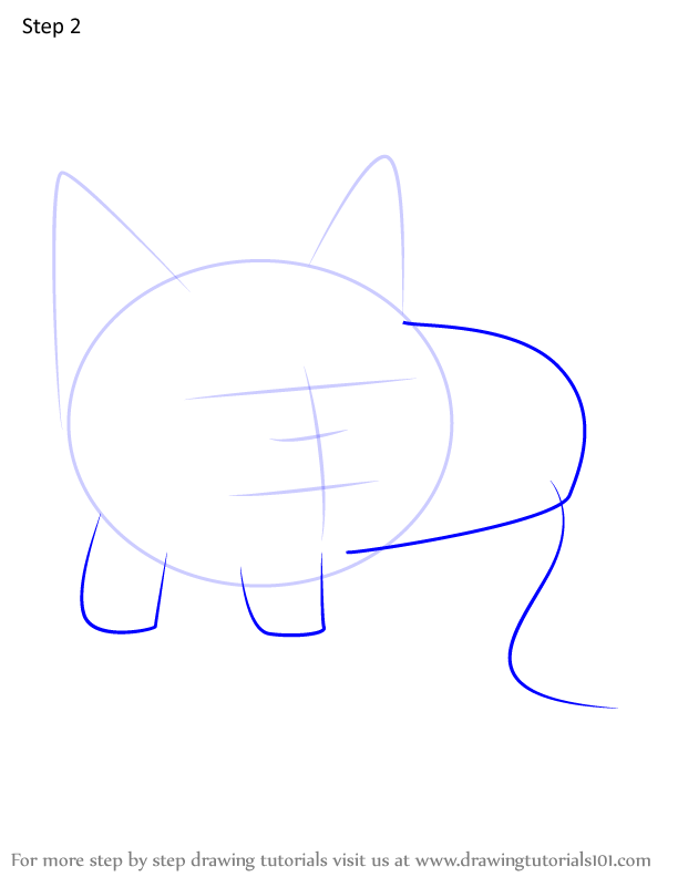 How to Draw Mittens from Happy Tree Friends (Happy Tree Friends) Step ...