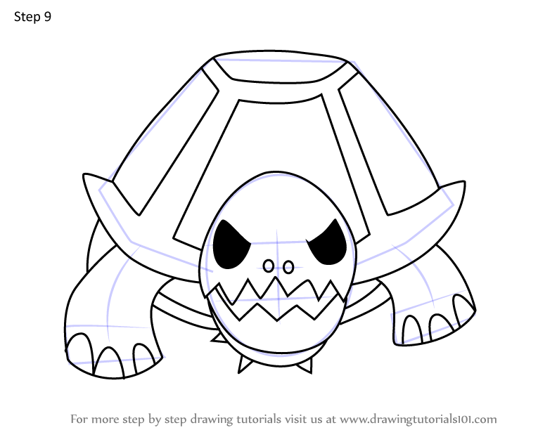 How to Draw Toothy's Tortoise from Happy Tree Friends (Happy Tree ...