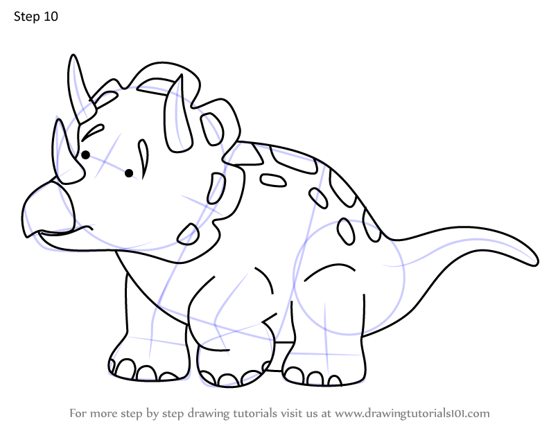 How to Draw Trike from Harry and His Bucket Full of Dinosaurs (Harry ...