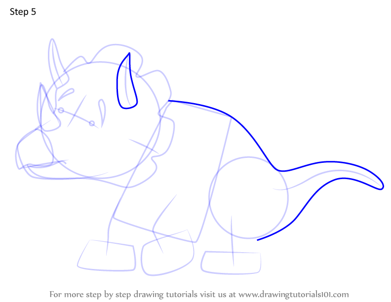 How to Draw Trike from Harry and His Bucket Full of Dinosaurs (Harry ...