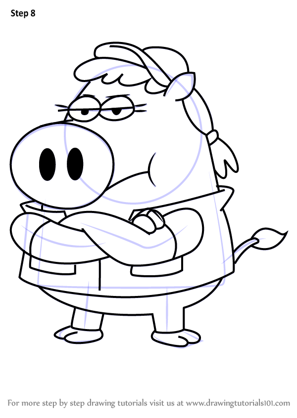 How to Draw Britney from Harvey Beaks (Harvey Beaks) Step by Step ...