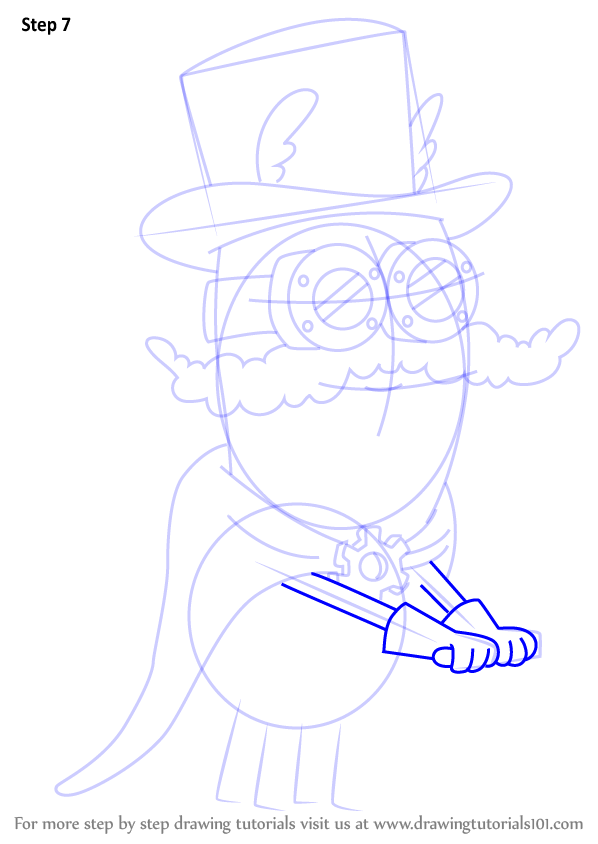 How to Draw Moff from Harvey Beaks (Harvey Beaks) Step by Step ...