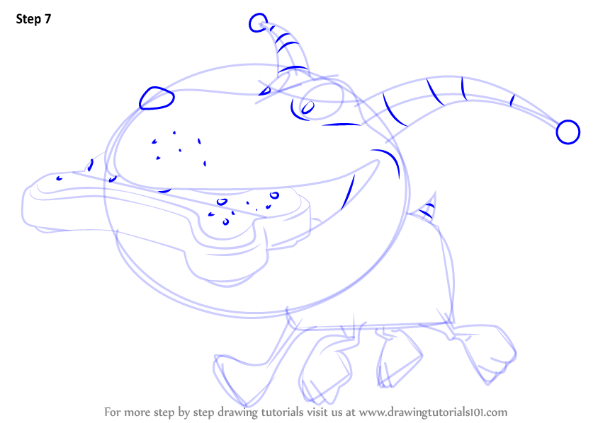 How to Draw Gurgler Dugglemonster (Henry Hugglemonster) Step by Step ...