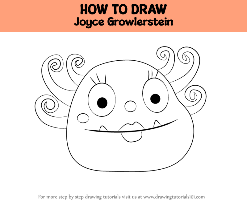 How to Draw Joyce Growlerstein (Henry Hugglemonster) Step by Step ...