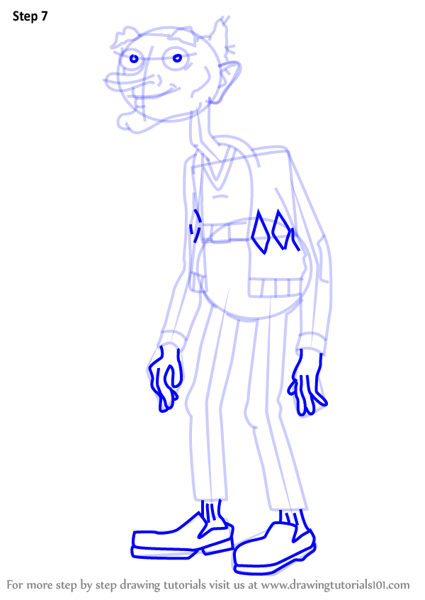 How to Draw Grandpa Phil from Hey Arnold! (Hey Arnold!) Step by Step ...