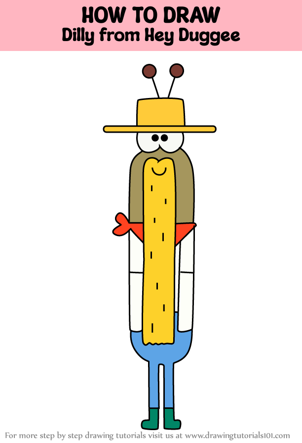 How to Draw Dilly from Hey Duggee (Hey Duggee) Step by Step ...