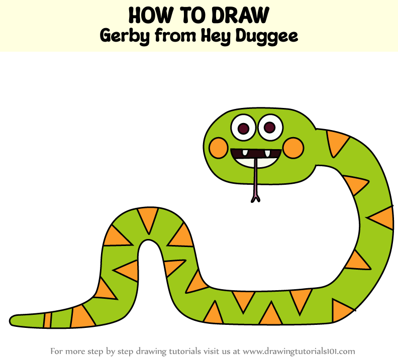 How to Draw Gerby from Hey Duggee (Hey Duggee) Step by Step ...