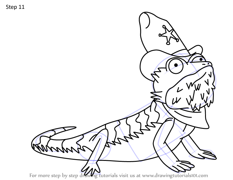How to Draw Sheriff Cowboy from HouseBroken (HouseBroken) Step by Step ...