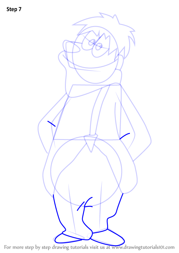 How to Draw Fontaineand from Hoze Houndz (Hoze Houndz) Step by Step ...