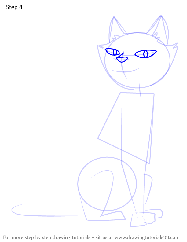 How to Draw The Cat from Infinity Train (Infinity Train) Step by Step ...