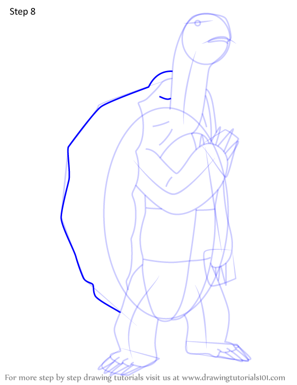 How to Draw Turtle People from Infinity Train (Infinity Train) Step by ...