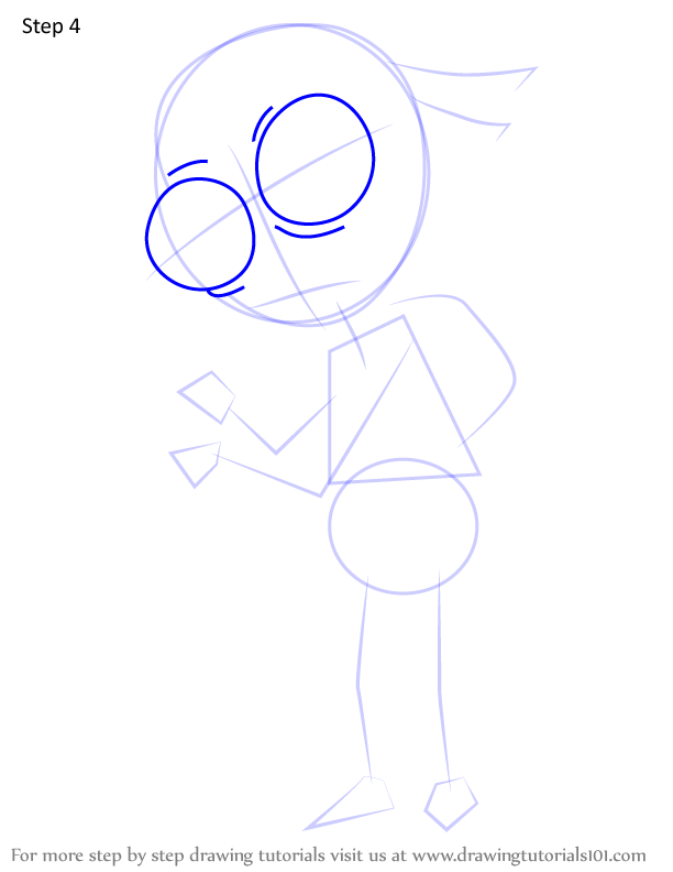 How to Draw Scientist Floog from Invader Zim (Invader Zim) Step by Step ...