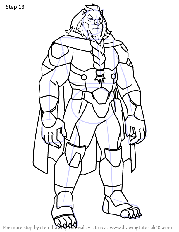 How to Draw Mokk from Invincible (Invincible) Step by Step ...