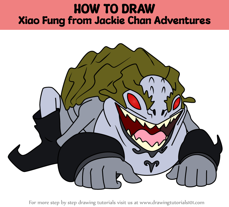 How to Draw Xiao Fung from Jackie Chan Adventures (Jackie Chan ...
